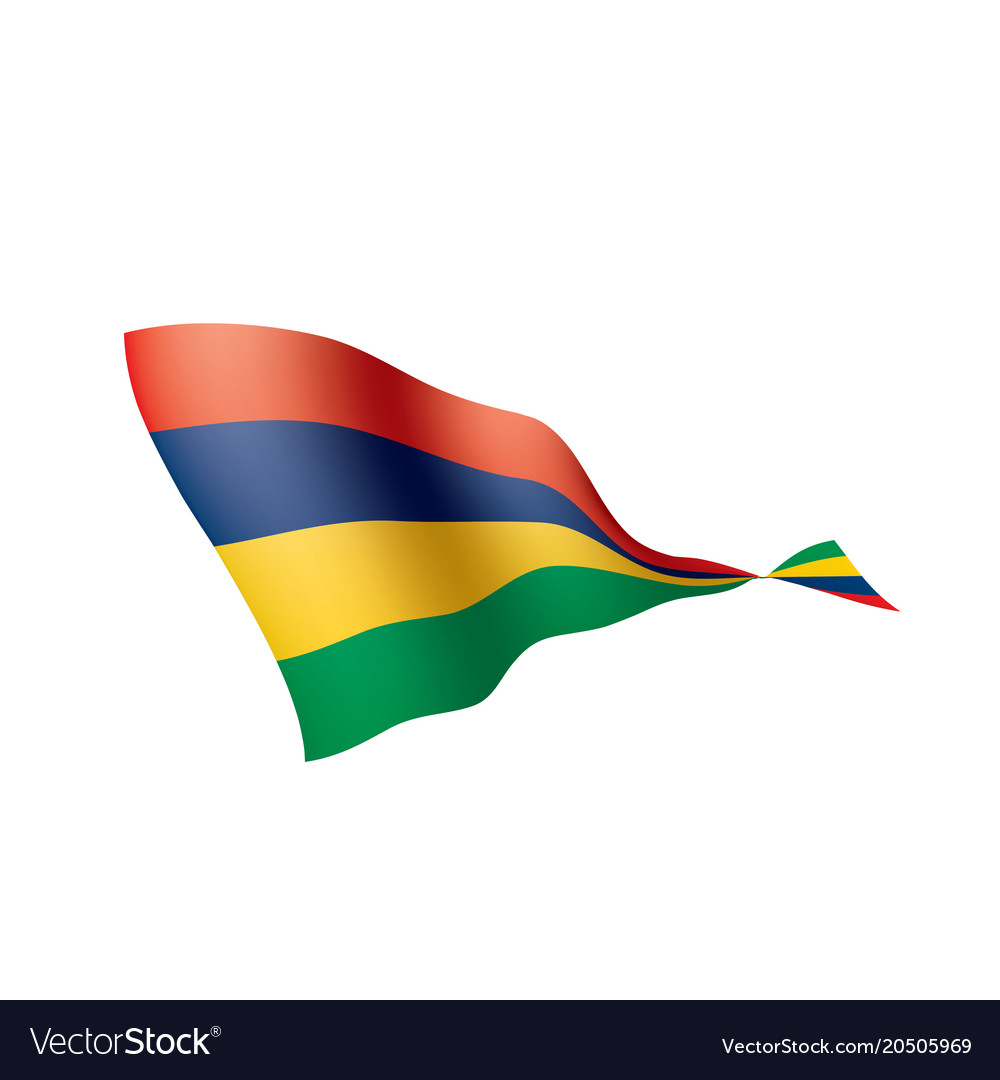 Mauritius flag Royalty Free Vector Image - VectorStock