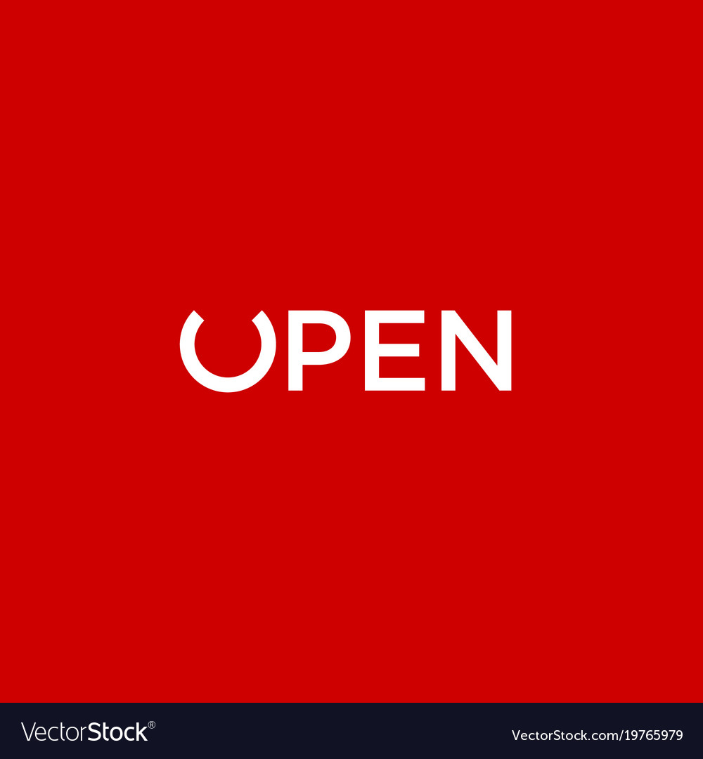 Open box logo Royalty Free Vector Image - VectorStock