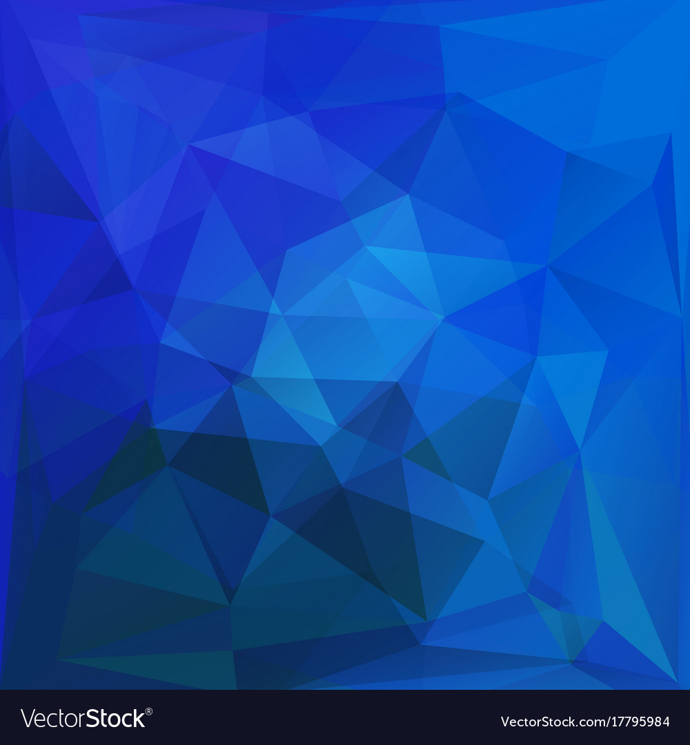 Abstract blue triangles background Royalty Free Vector Image