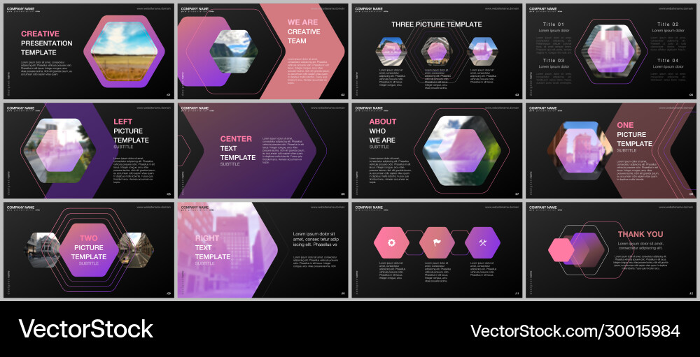 Minimal presentations design portfolio Royalty Free Vector