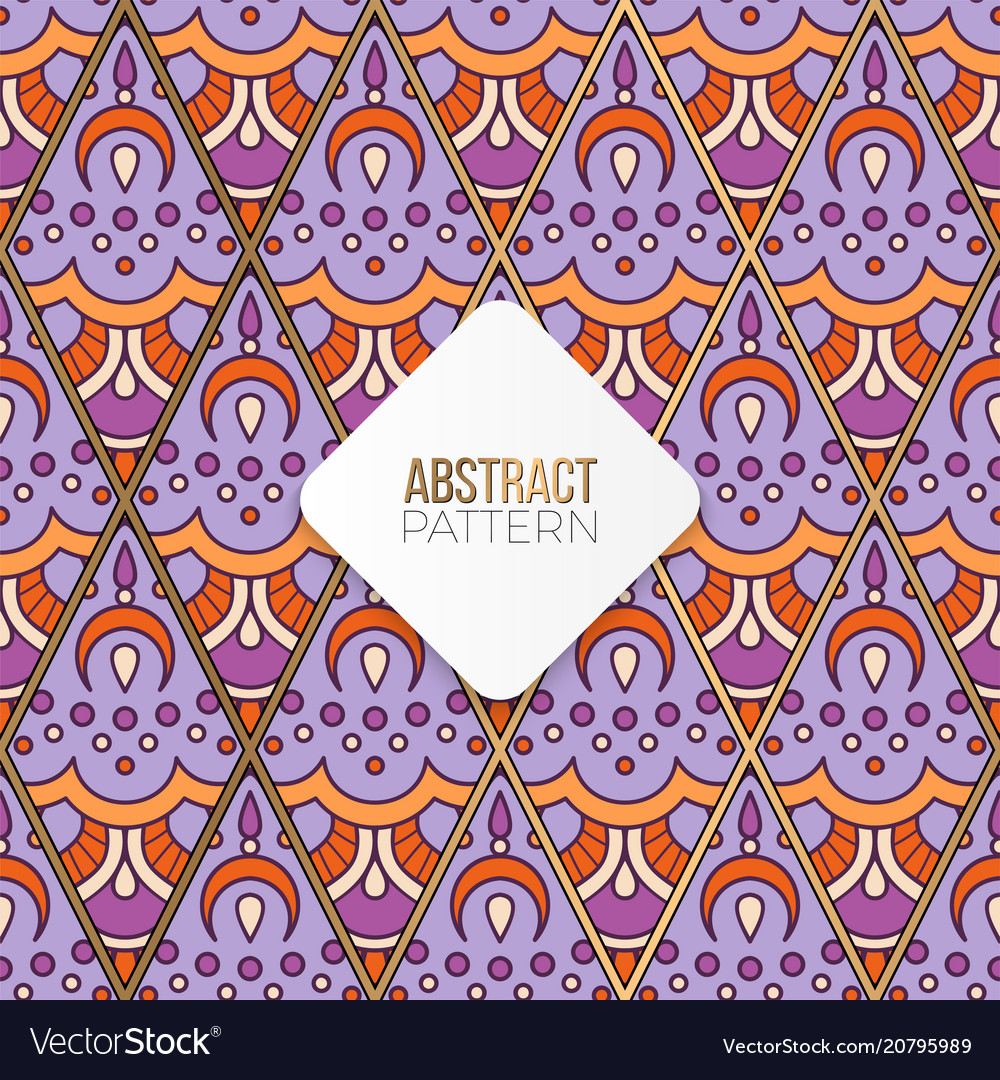 Seamless pattern tile Royalty Free Vector Image