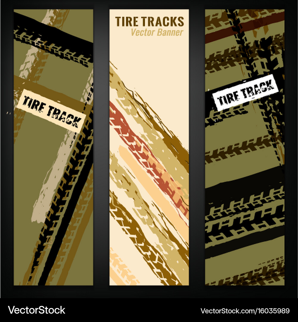 Tire banner template Royalty Free Vector Image