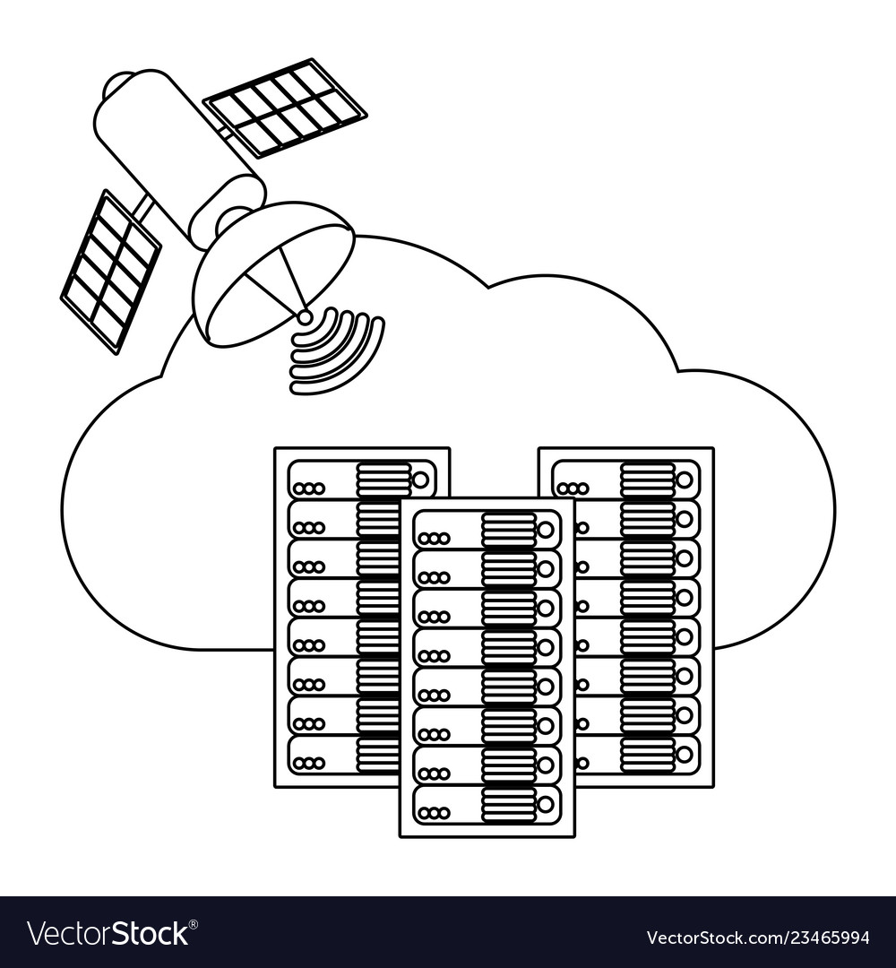 Technology computing cartoon Royalty Free Vector Image
