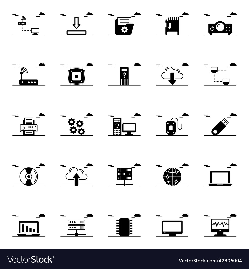 Digital electronics Royalty Free Vector Image - VectorStock