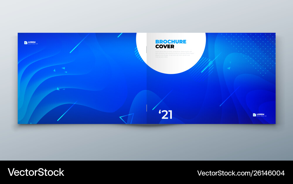 Minimal modern cover design dynamic colorful Vector Image
