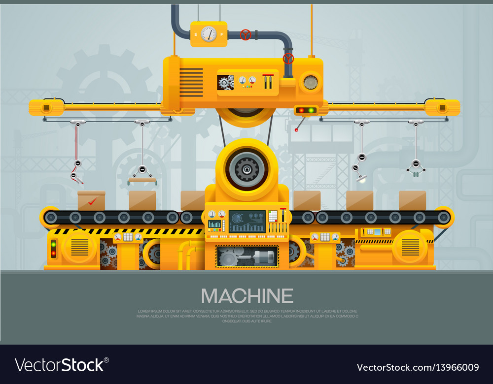 Machine Royalty Free Vector Image - VectorStock