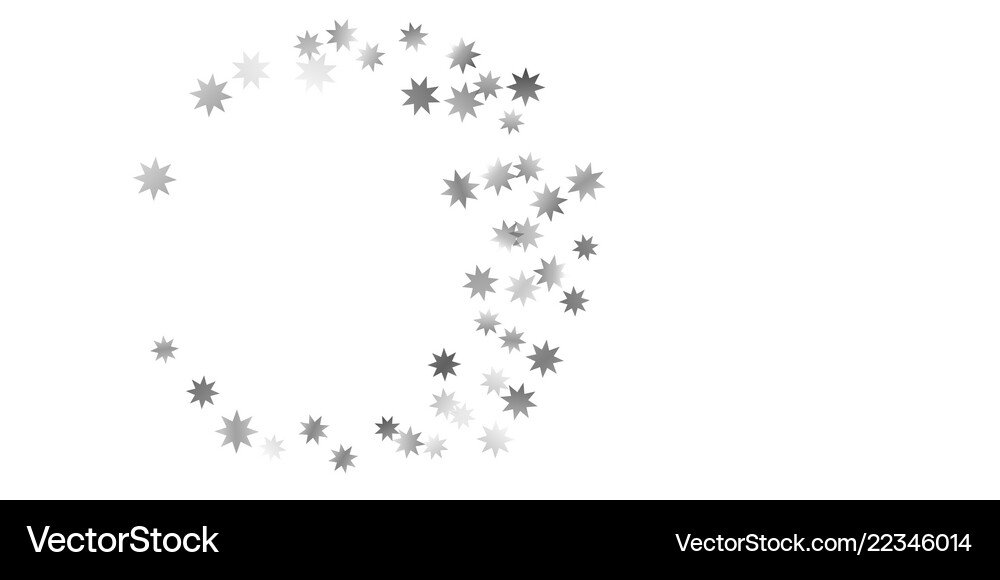 Falling stars on a white background Royalty Free Vector
