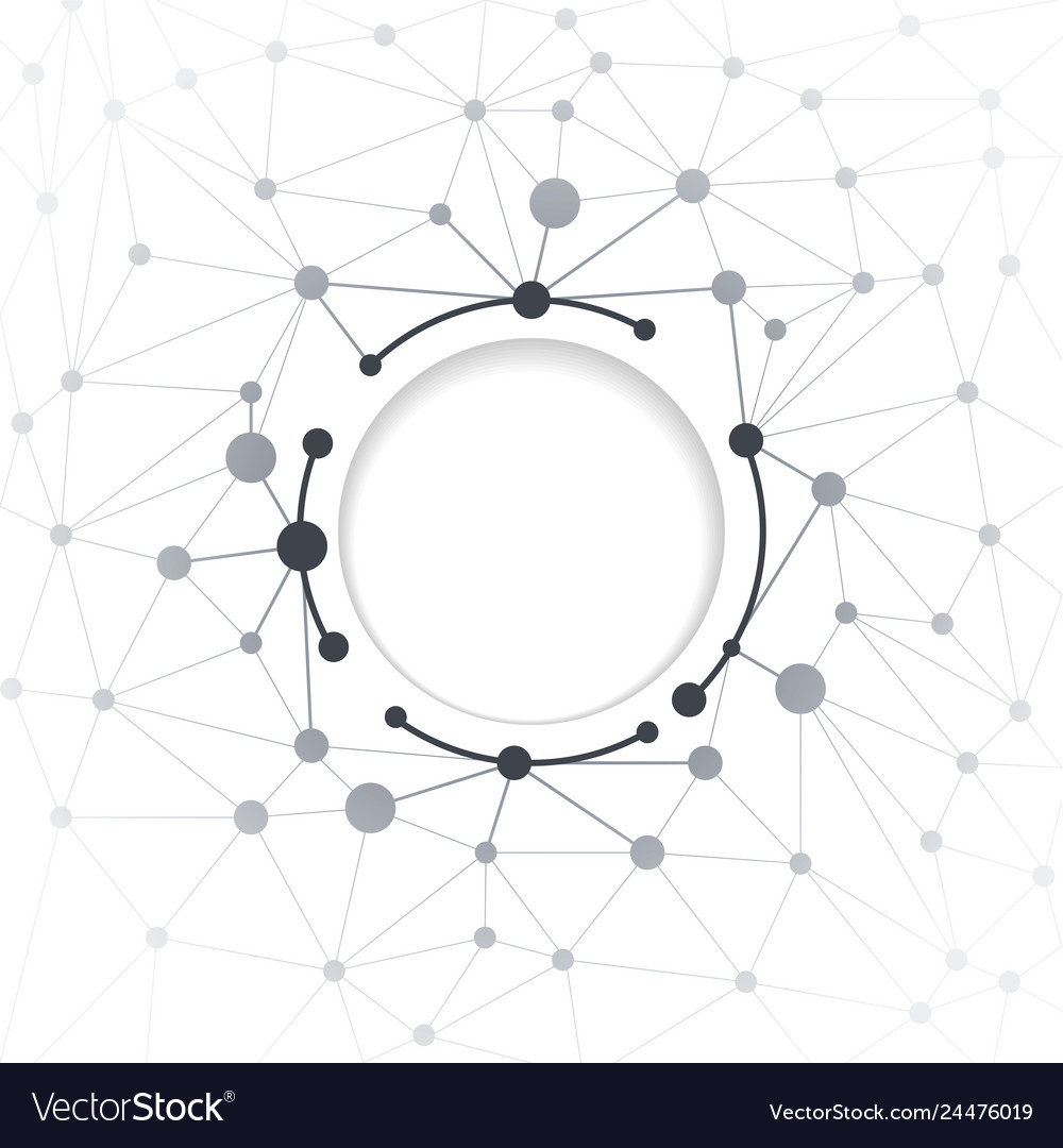 Abstract Technology Connection Background Vector Image