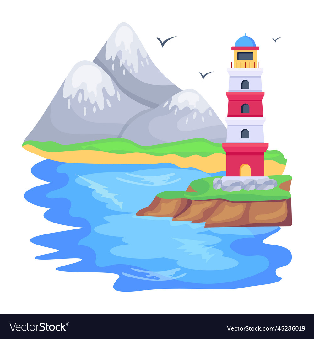 Lighthouse Royalty Free Vector Image - VectorStock