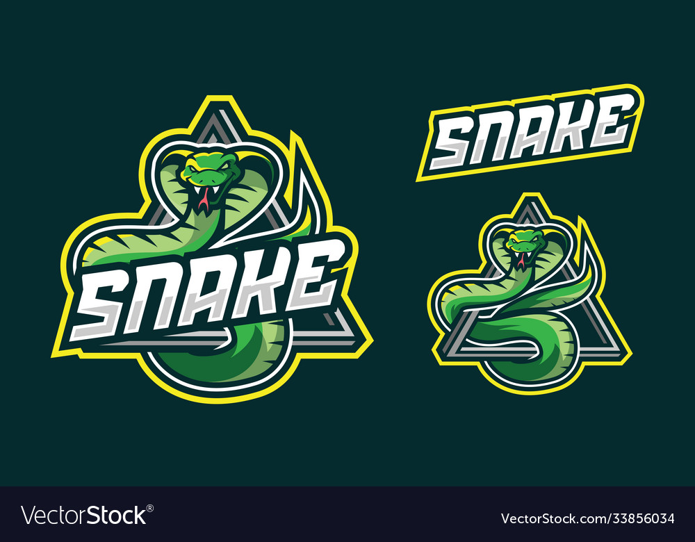 Snake Mascot Esport Logo Design Royalty Free Vector Image, 56% OFF
