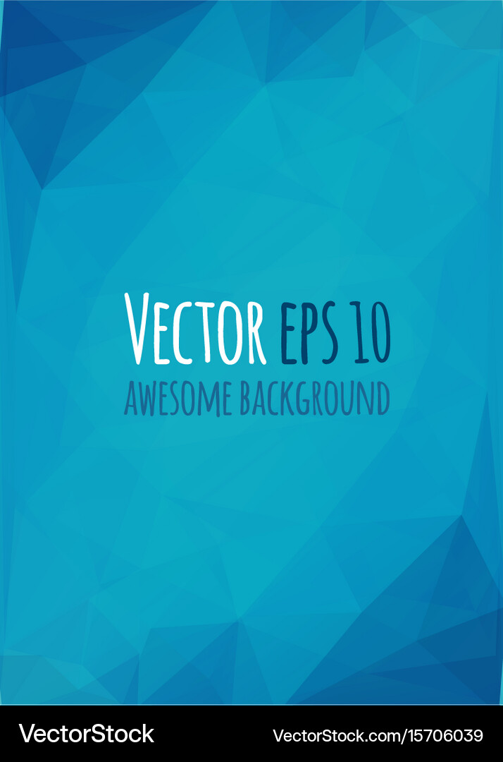 Bright modern polygonal background Royalty Free Vector Image