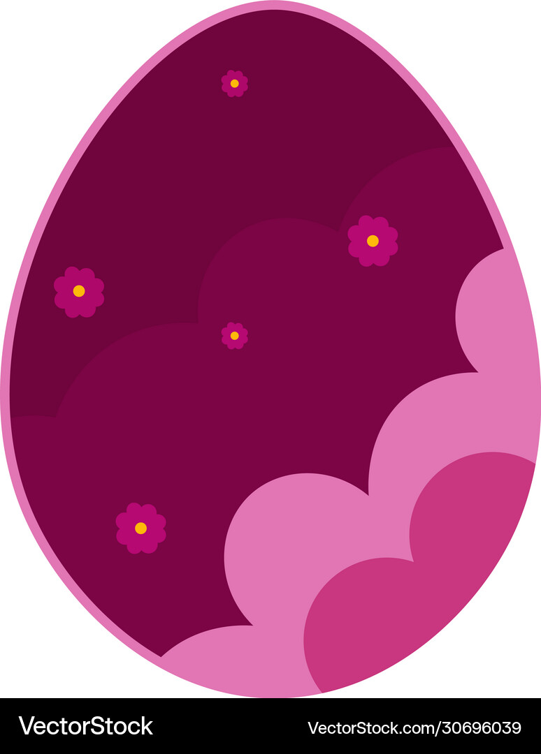Easter egg icon Royalty Free Vector Image - VectorStock