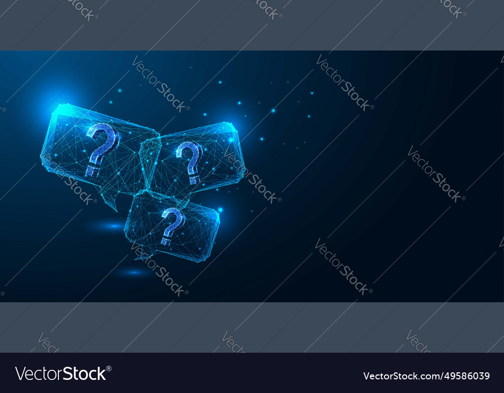 Faq qa questions and answers supposrt service Vector Image