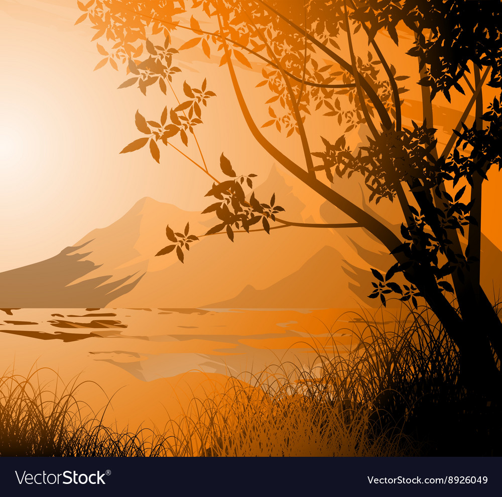 Evening Royalty Free Vector Image - VectorStock