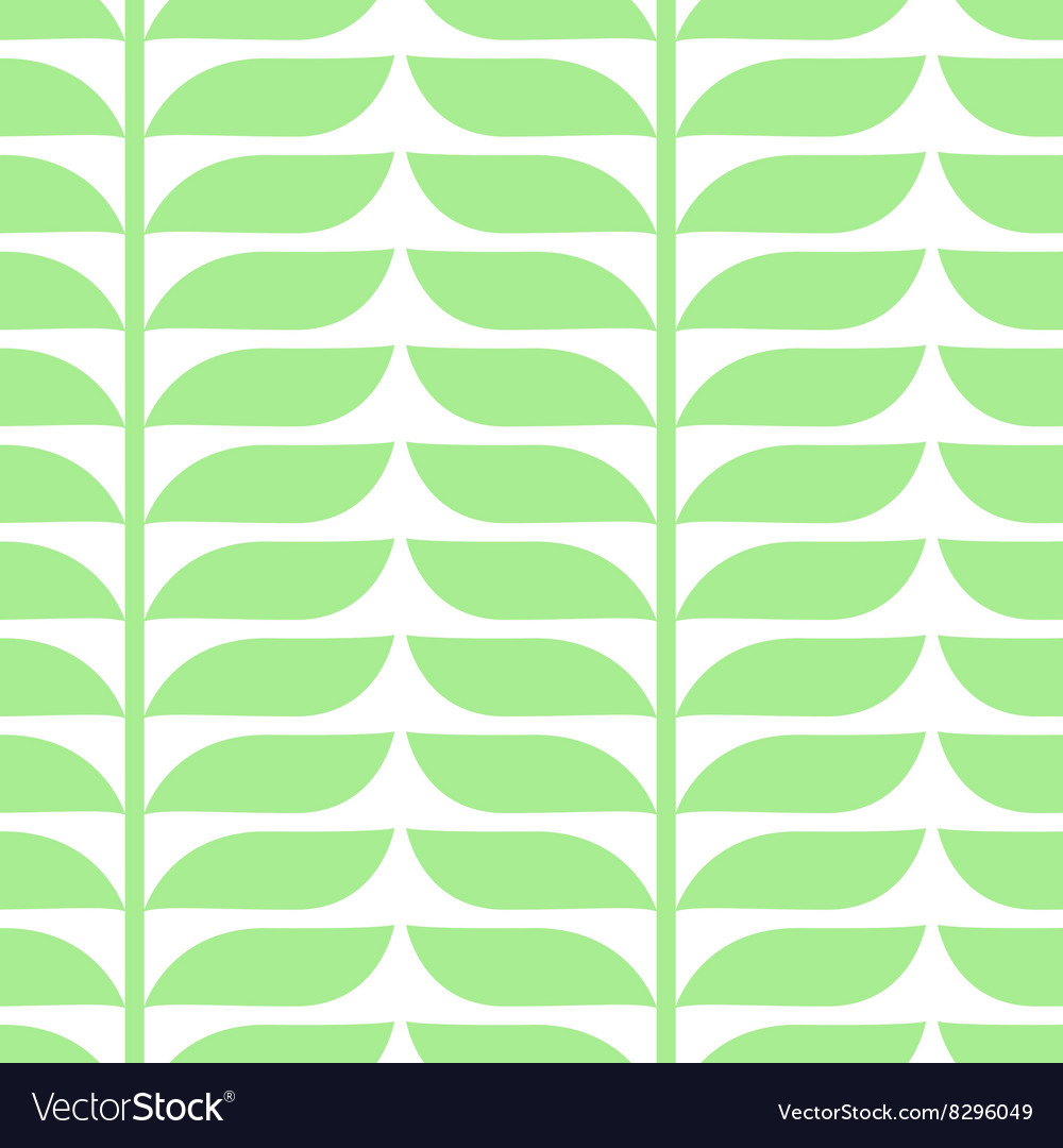 Geometric Leaf Pattern Royalty Free Vector Image