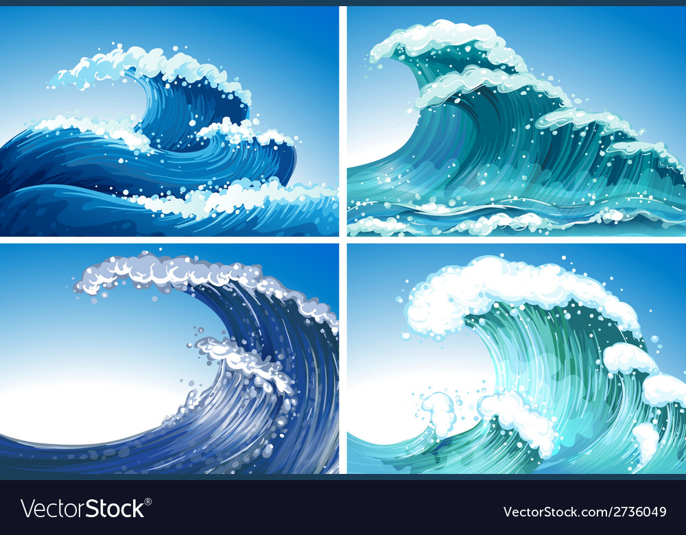 Waves Royalty Free Vector Image - VectorStock