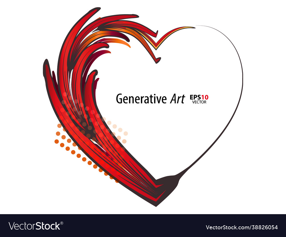 Abstract color generative art object Royalty Free Vector Abstract color generative art object Royalty Free Vector