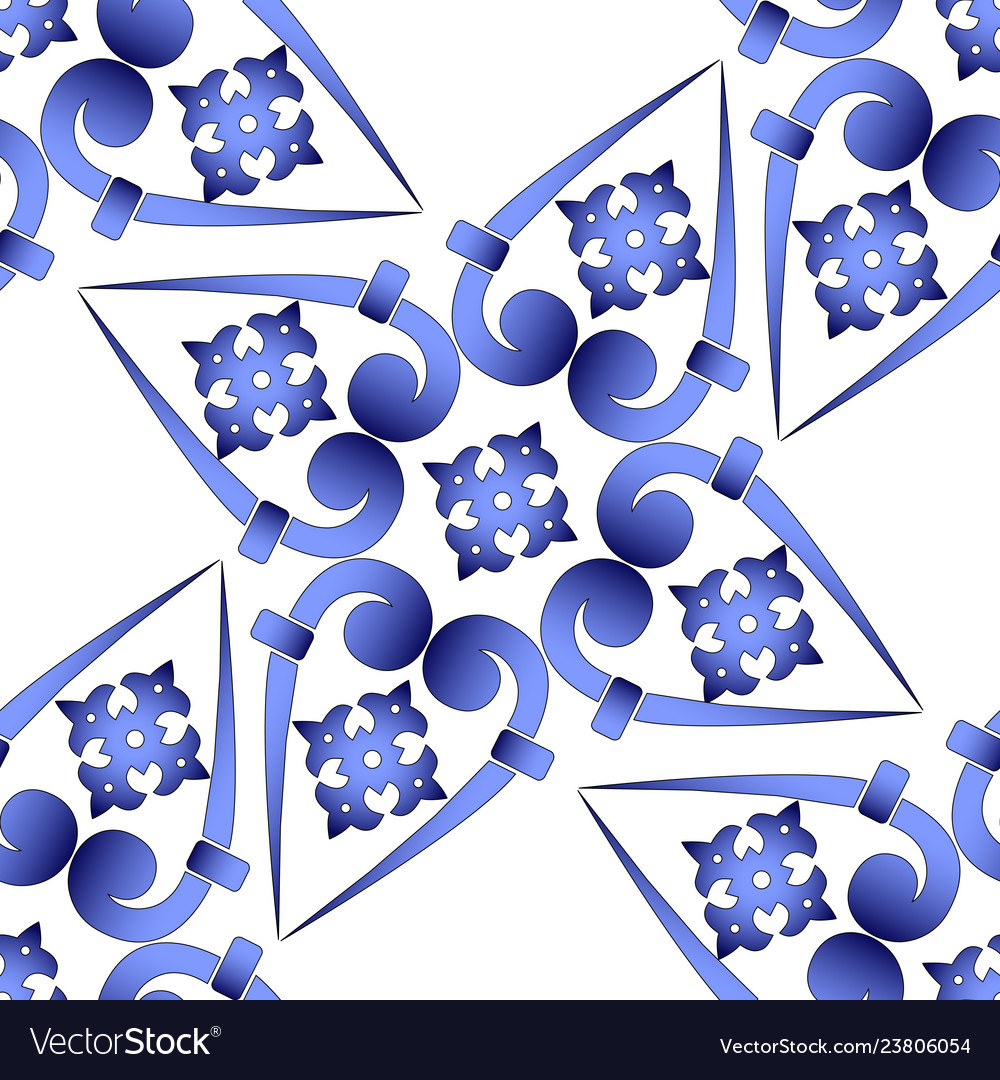 Abstract seamless patchwork pattern Royalty Free Vector