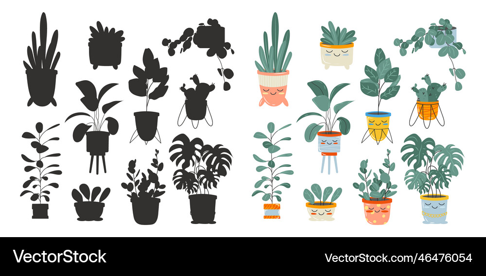 Find correct shadow silhouette Royalty Free Vector Image