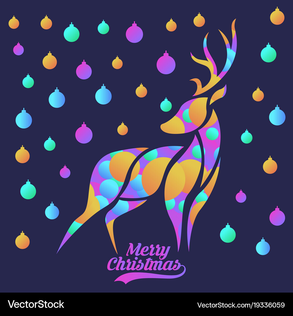 Christmas logo Royalty Free Vector Image - VectorStock
