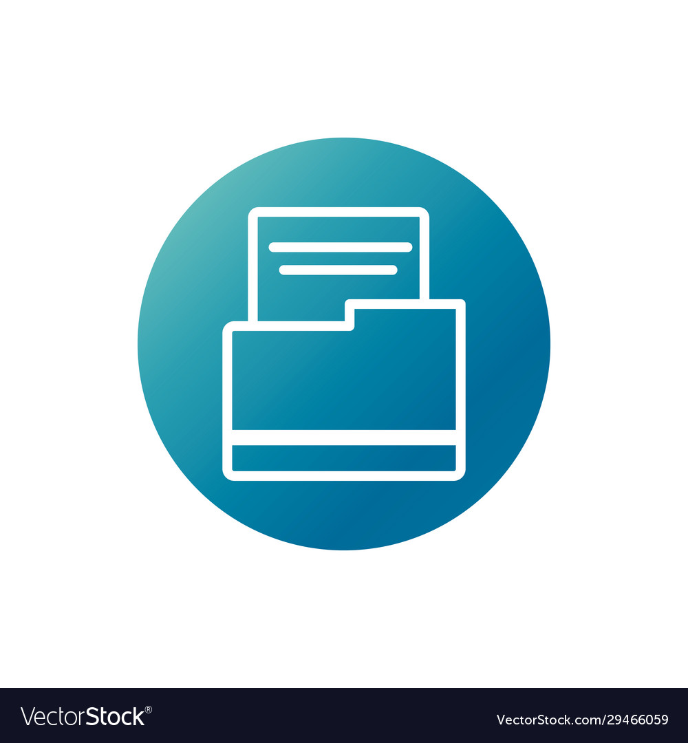 Office folder file archive stationery supply block