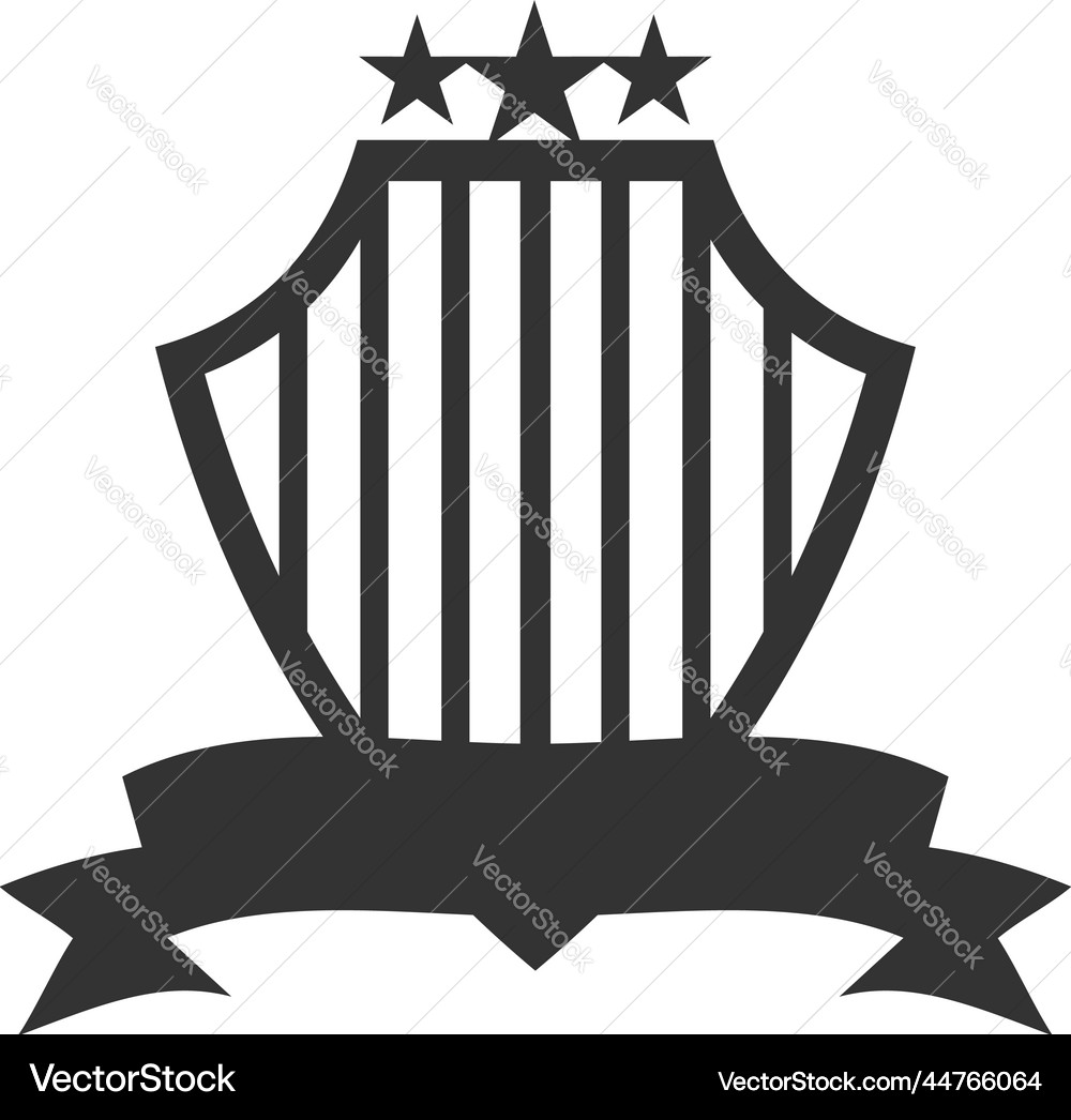 Emblem blank template logo icon brand identity Vector Image