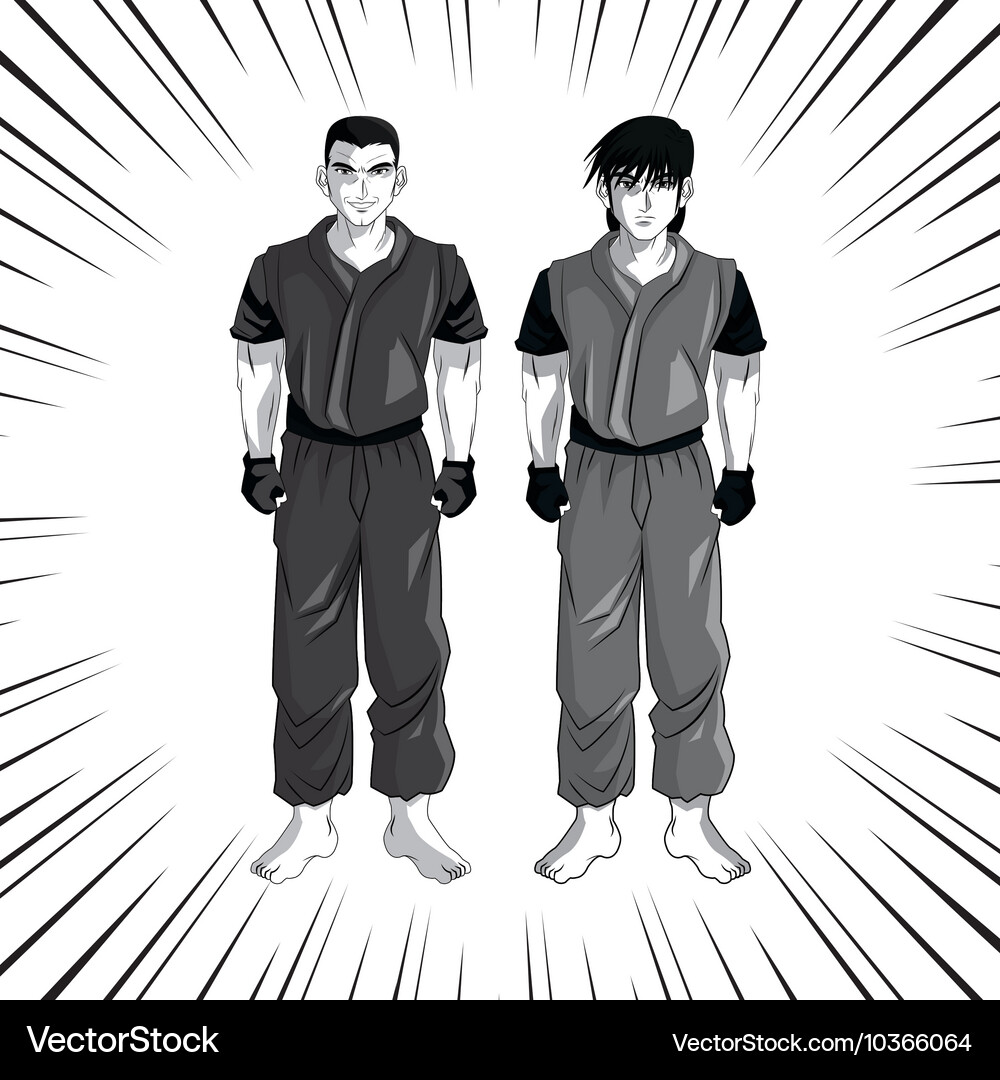 Man boy anime comic design Royalty Free Vector Image