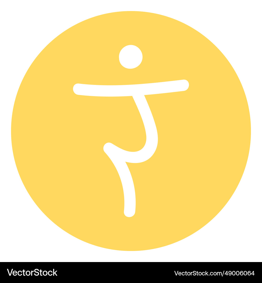 Solar plexus chakra icon Royalty Free Vector Image
