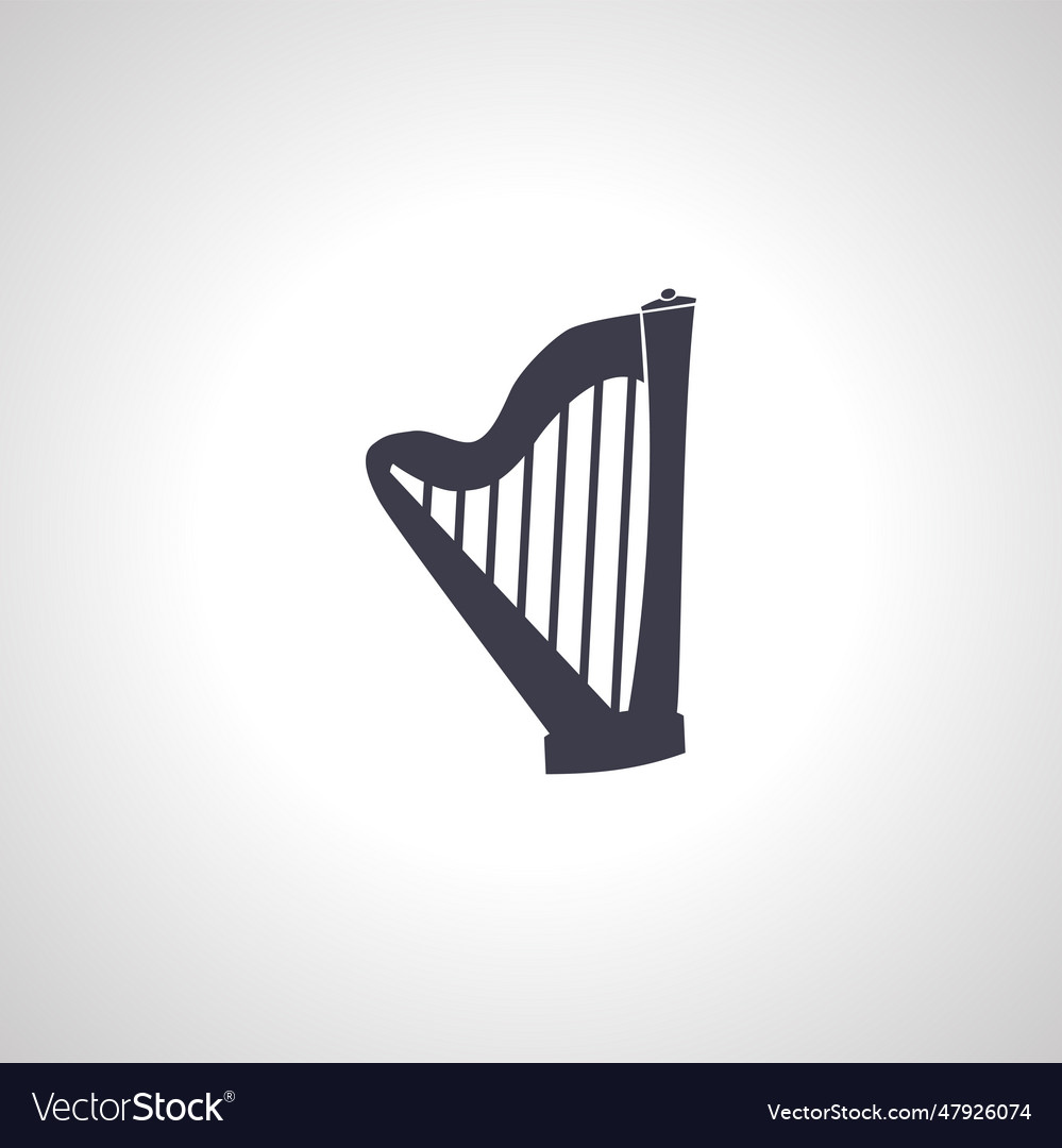 Harp icon icon icon Royalty Free Vector Image - VectorStock
