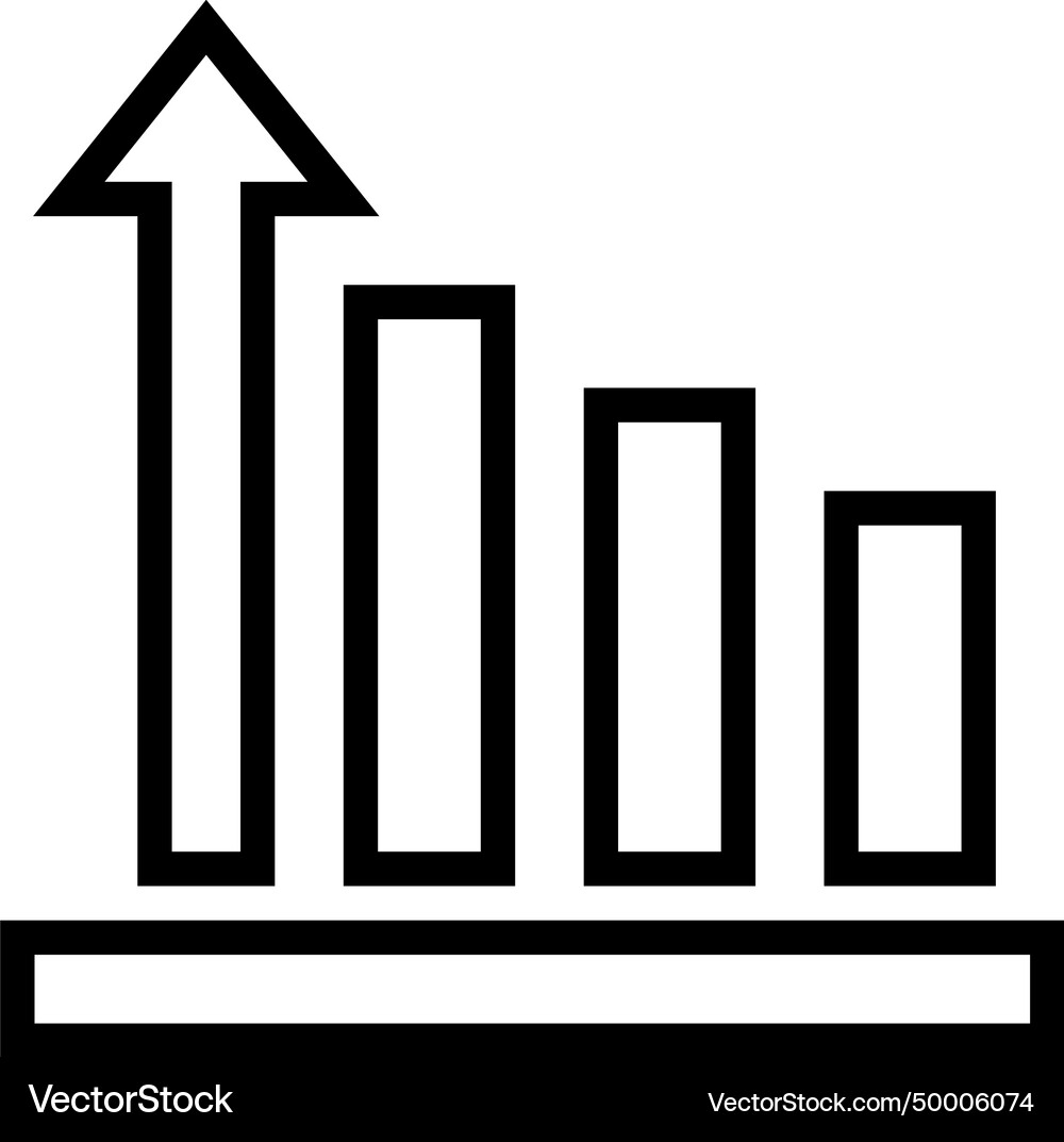 Statistik Icon Lizenzfreies Vektorbild - VectorStock
