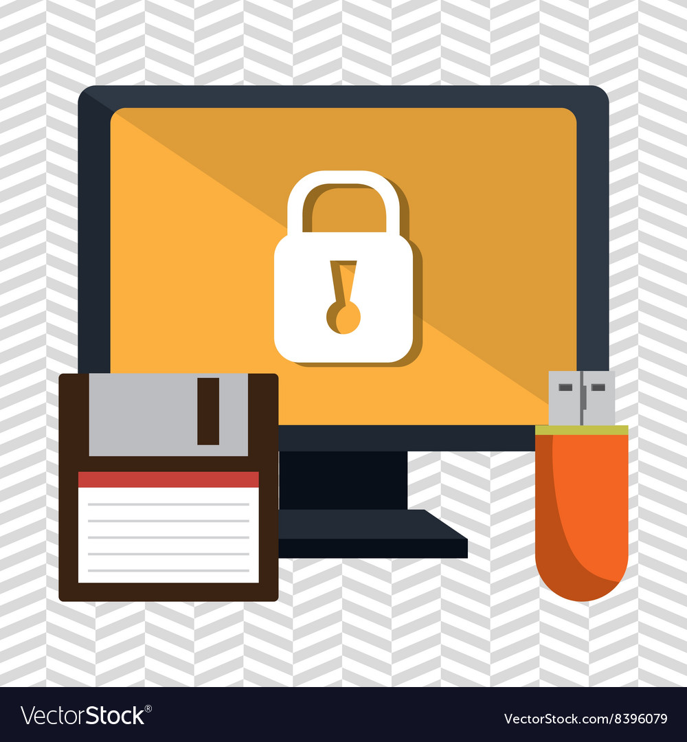 Computer technology design Royalty Free Vector Image