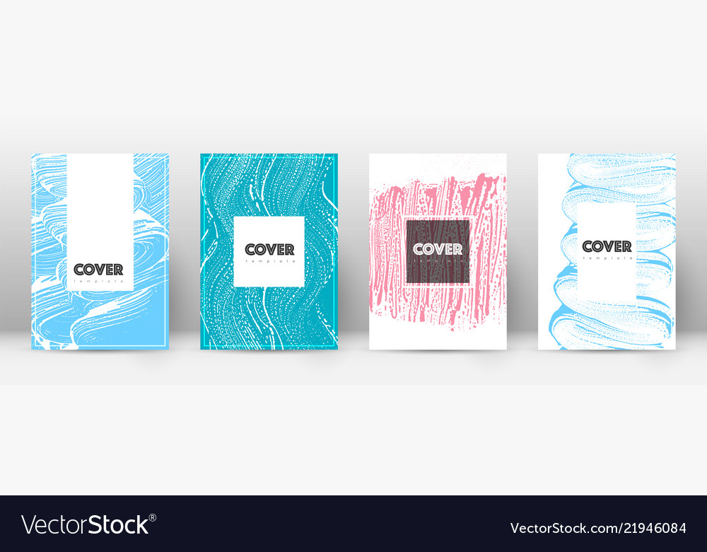 Cover page design template Royalty Free Vector Image