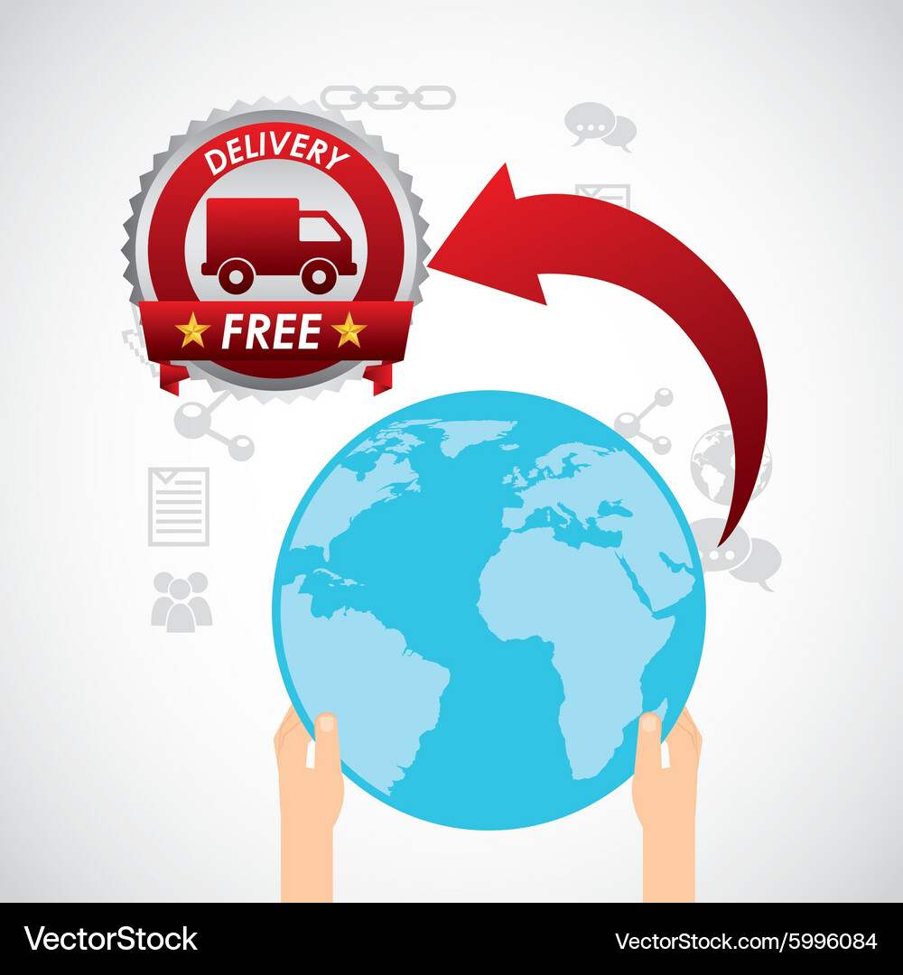 Delivery service Royalty Free Vector Image - VectorStock
