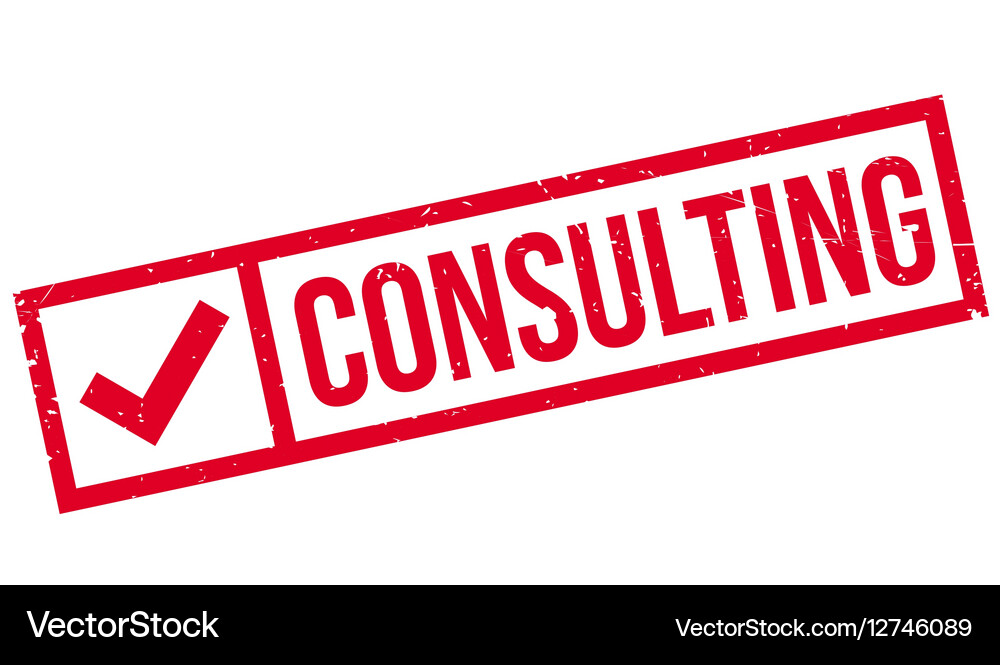 Consulting rubber stamp Royalty Free Vector Image