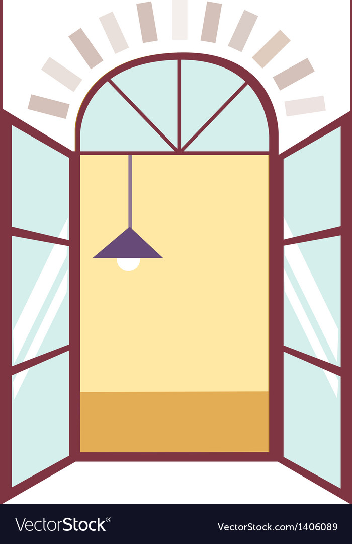 Icon window Royalty Free Vector Image - VectorStock