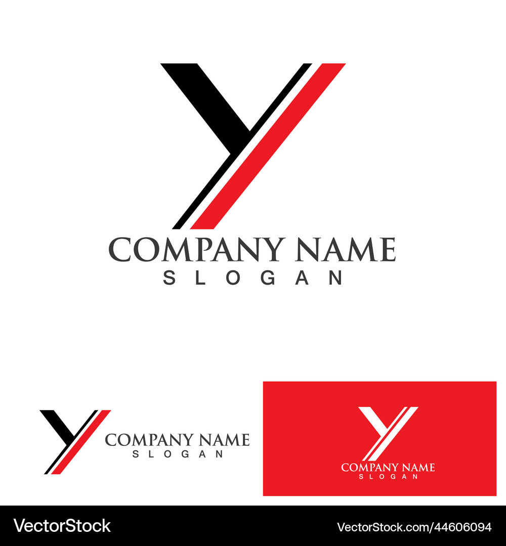 Y logo icon design template – Royalty-Free Vector | VectorStock