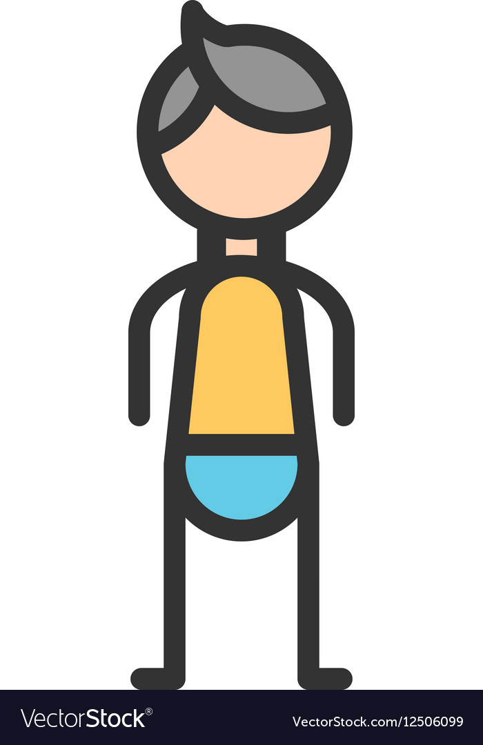 Boy Standing Royalty Free Vector Image - VectorStock