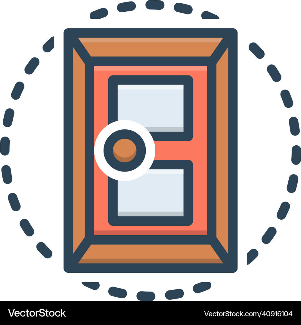 Door Royalty Free Vector Image - VectorStock