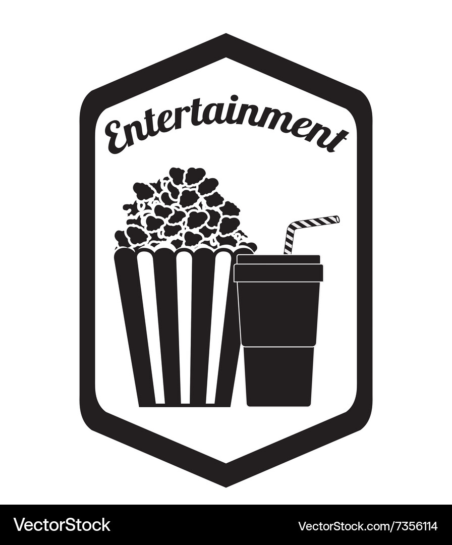 Entertainment concept design Royalty Free Vector Image