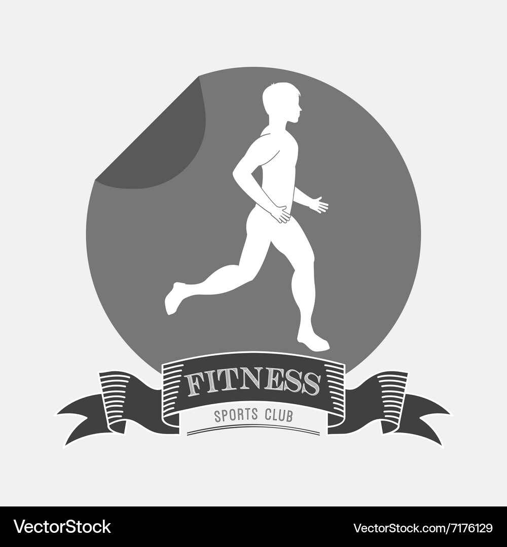 Fitness club design Royalty Free Vector Image - VectorStock