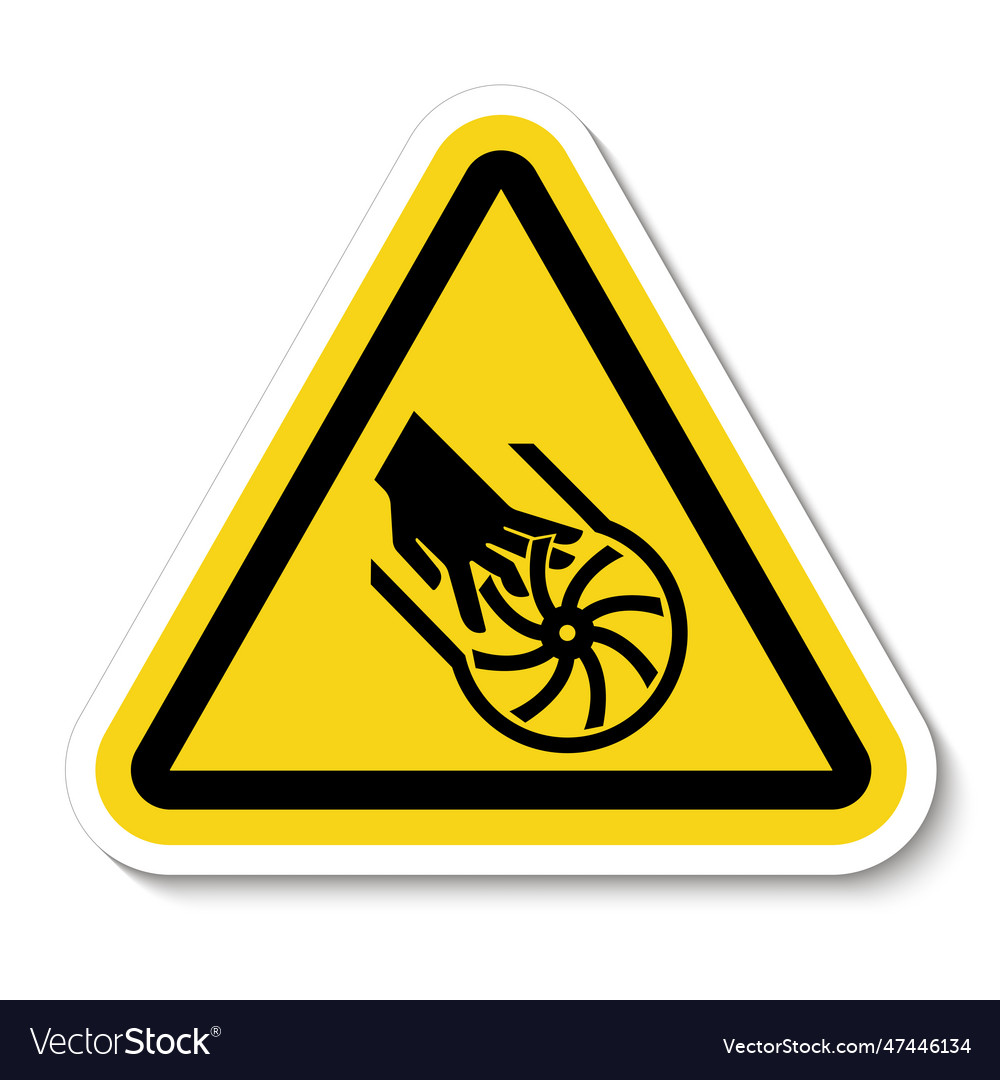 Cutting of fingers impeller blade symbol sign Vector Image Cutting of fingers impeller blade symbol sign Vector Image