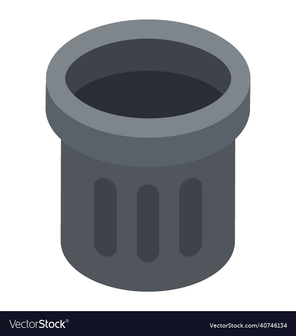 Dustbin Royalty Free Vector Image - VectorStock