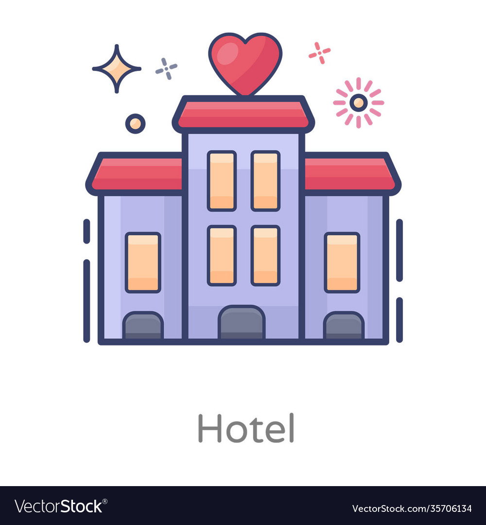 Hotel Royalty Free Vector Image - VectorStock