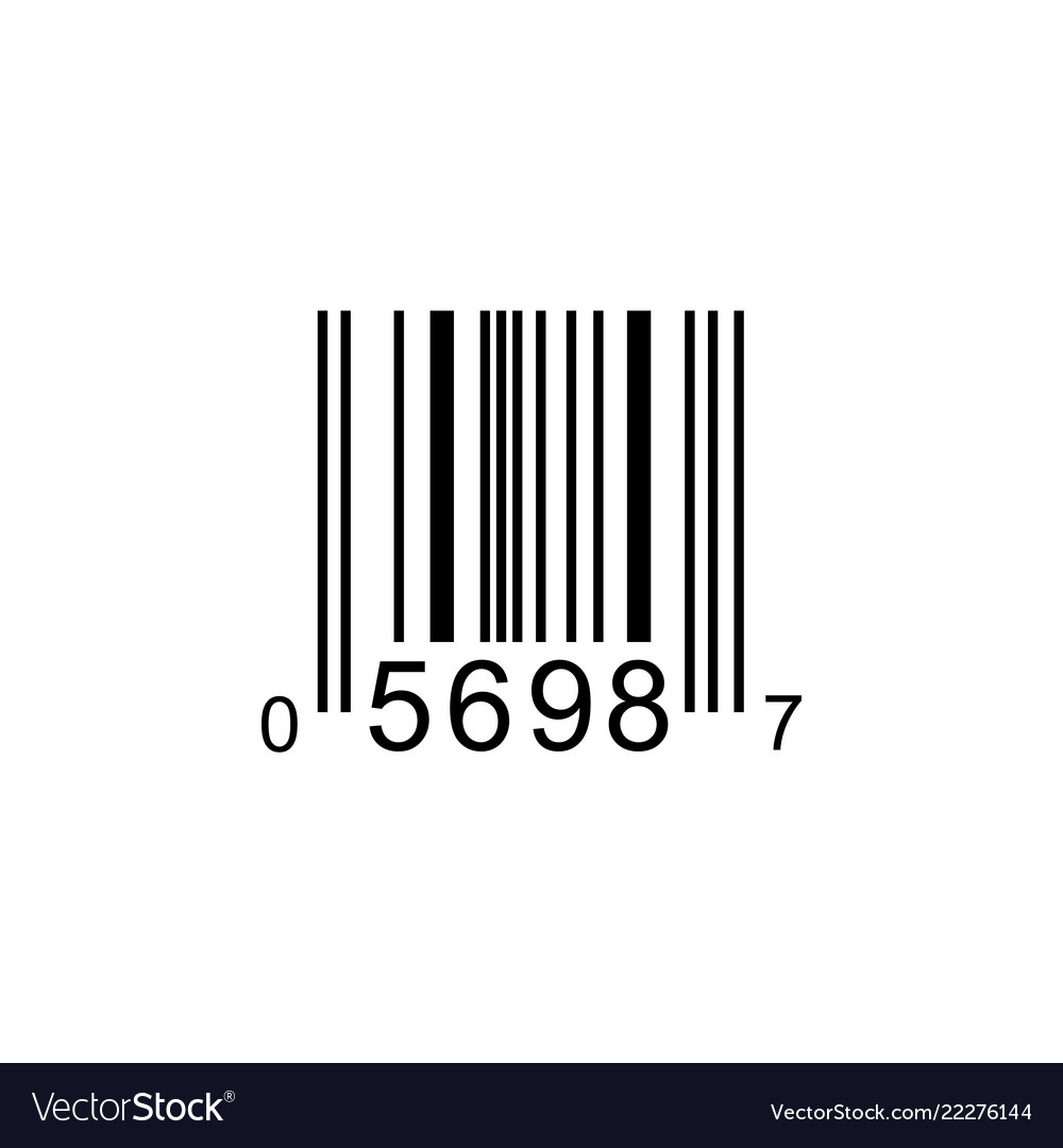 Barcode or code isolated on a background Vector Image