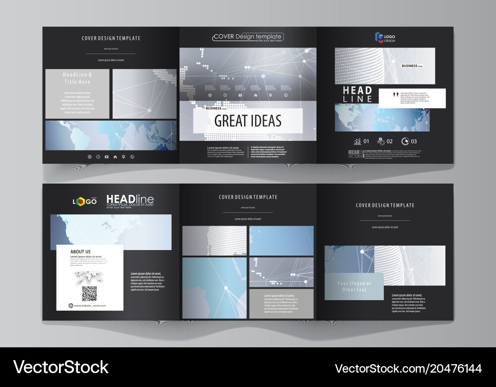 Black colored minimalistic Royalty Free Vector Image