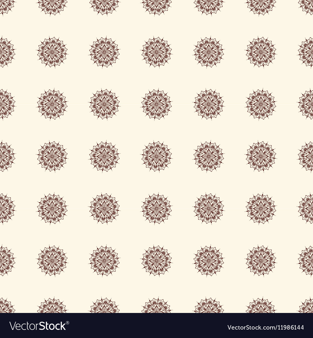 Mehendi pattern Royalty Free Vector Image - VectorStock
