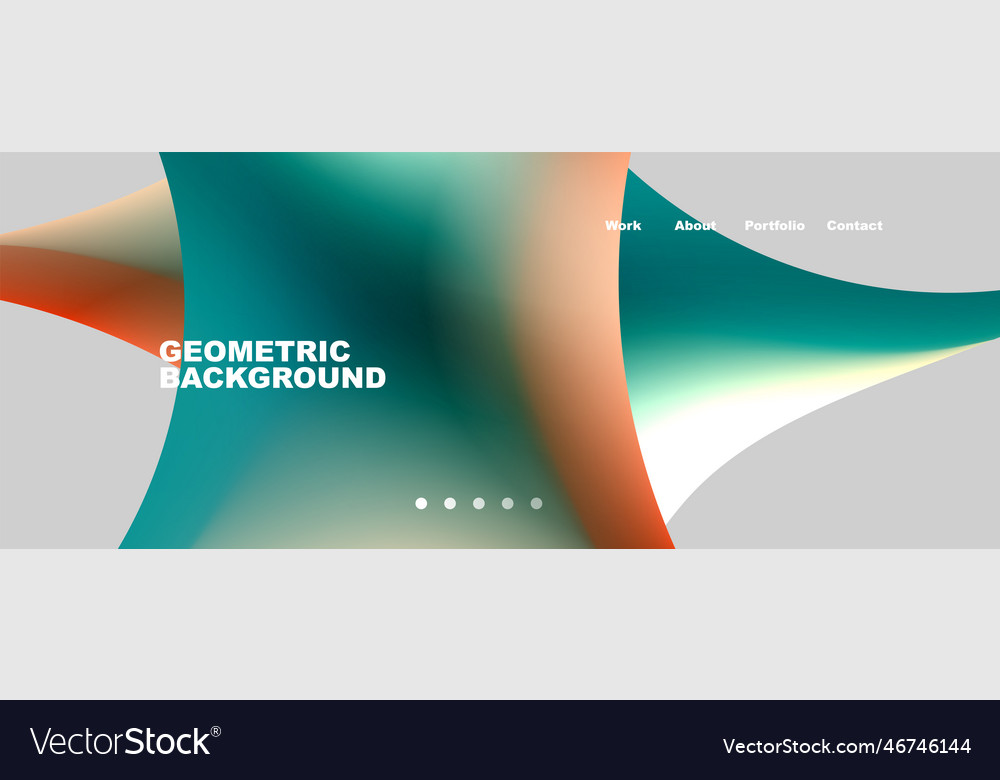 Trendy simple circle gradient abstract background Vector Image