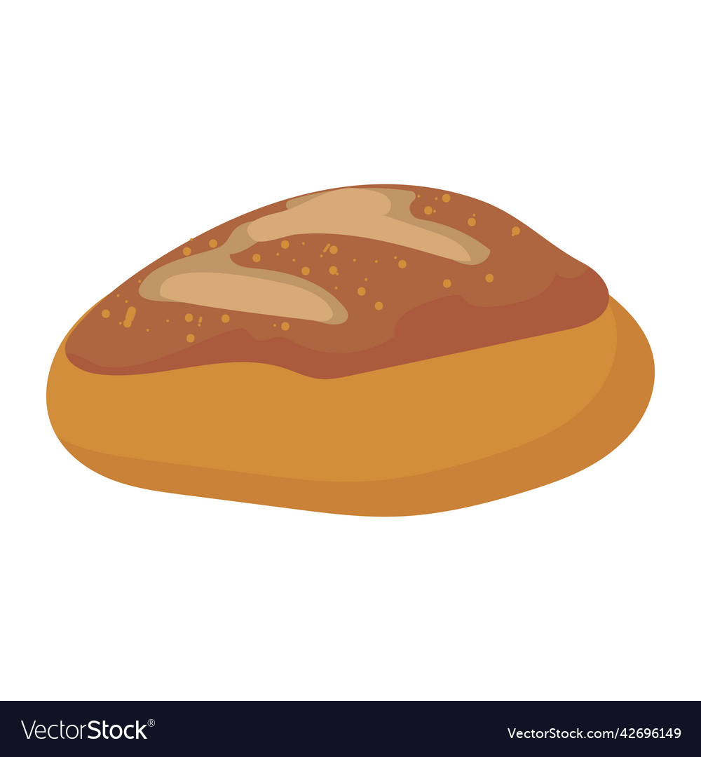 Baked bread Royalty Free Vector Image - VectorStock