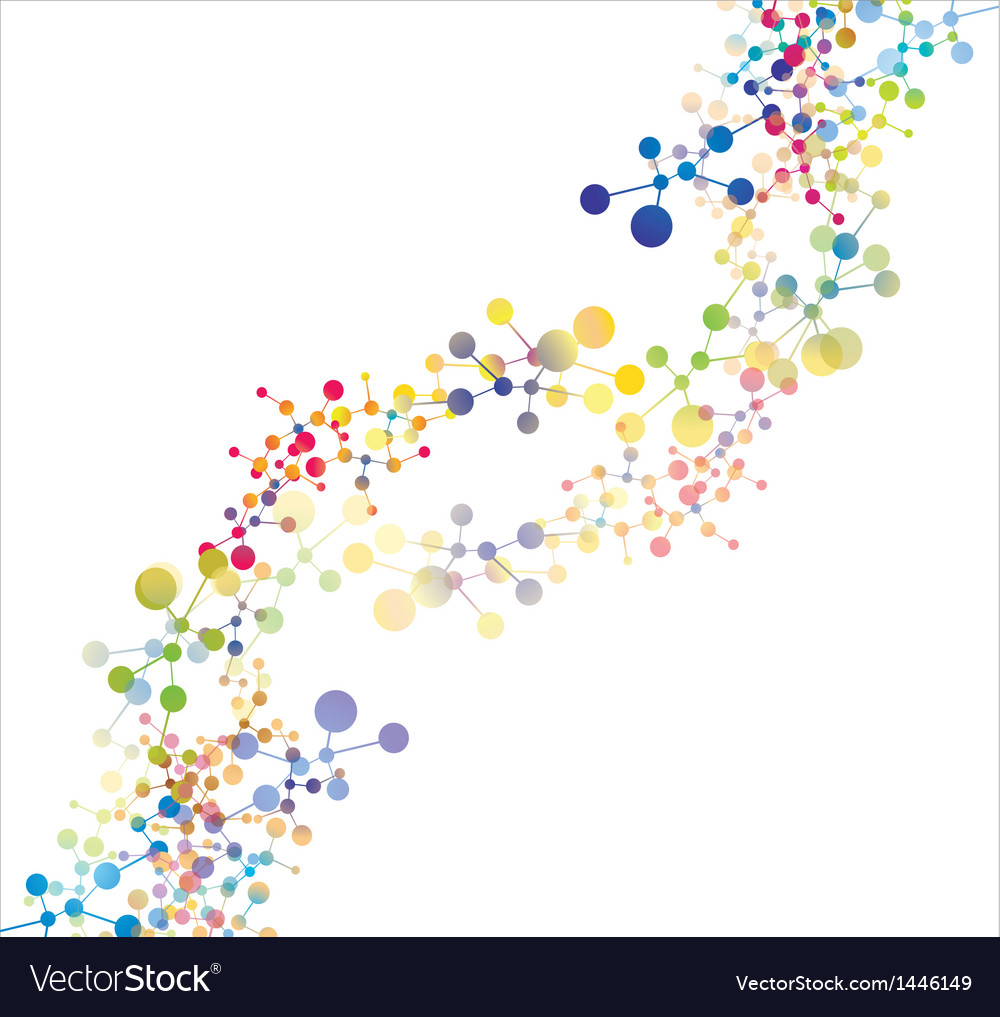 Molecular structure Royalty Free Vector Image - VectorStock