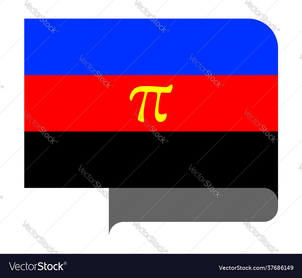 Polyamory pride flag Royalty Free Vector Image